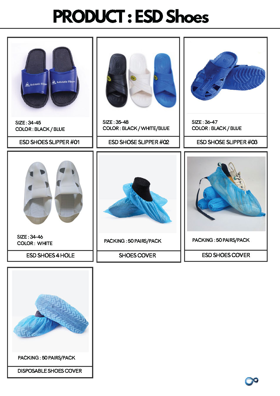 ESD Shoes & ESD Glove - BW INFINITY